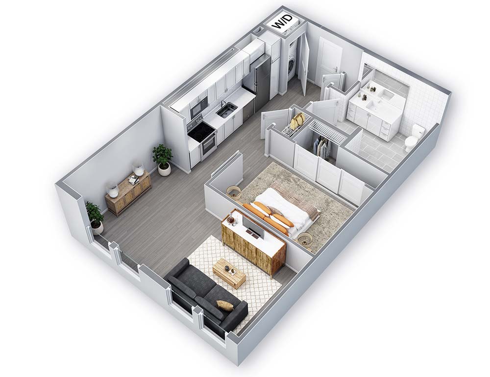 Interactive floorplans - AVS-Renderings